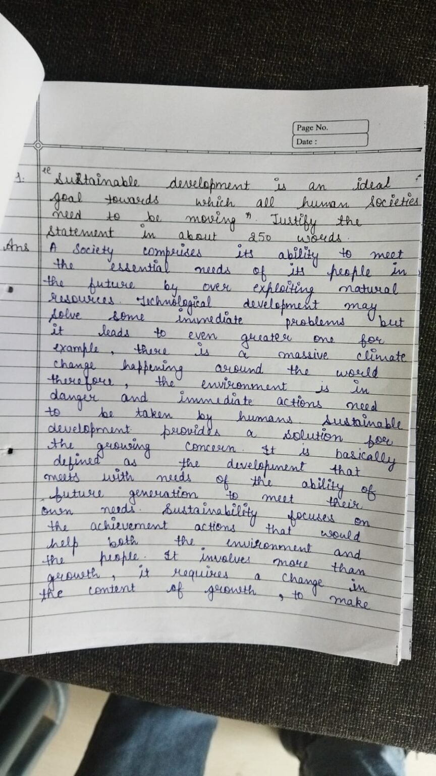 IGNOU Handwritten Assignments